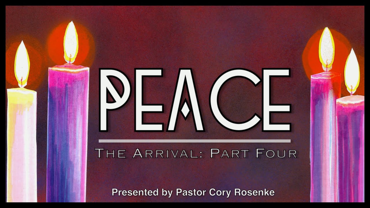 Message: "PEACE" by Cory Rosenke - YouTube