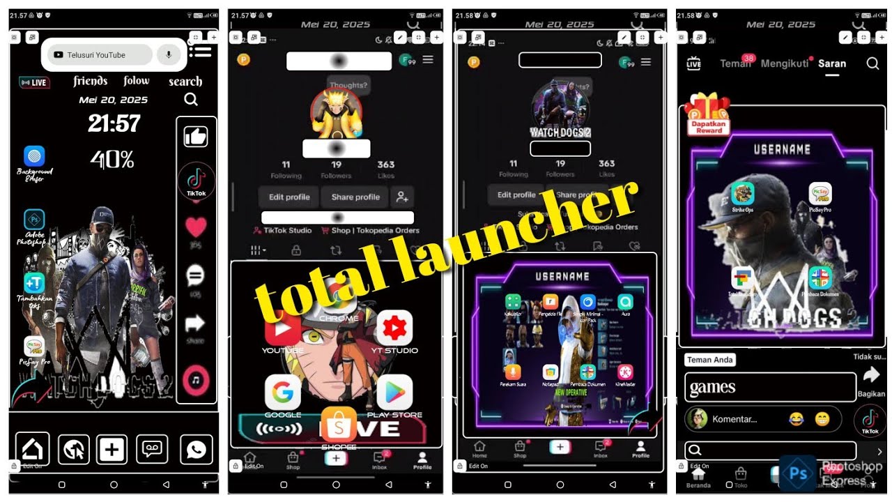 Best aesthetic launcher for android #best theme wallpaper for mobile# ...