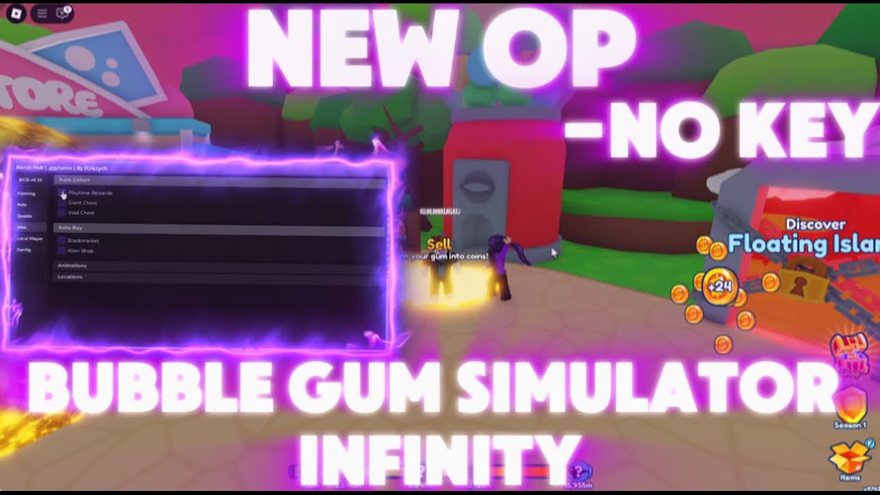 New Bgsi Script Autofarm Keyless | Bubble Gum Simulator Infinity 🔥📜 ...