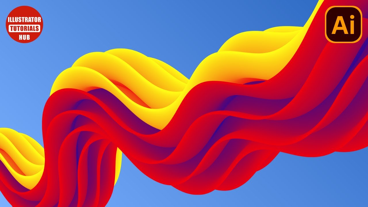 Fluid Design in Illustrator | Fluid Color Abstract Background ...