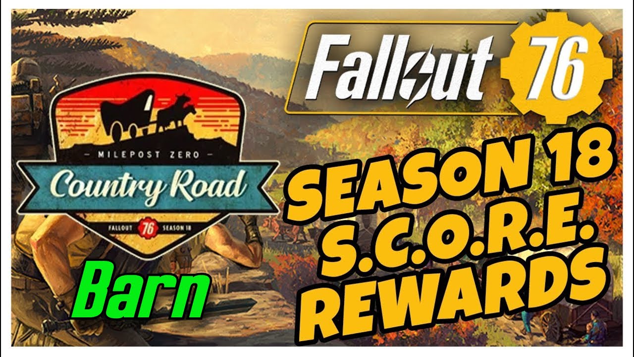 Fallout 76 | SEASON 18 - Milepost Zero: Country Road | Barn | Reward ...