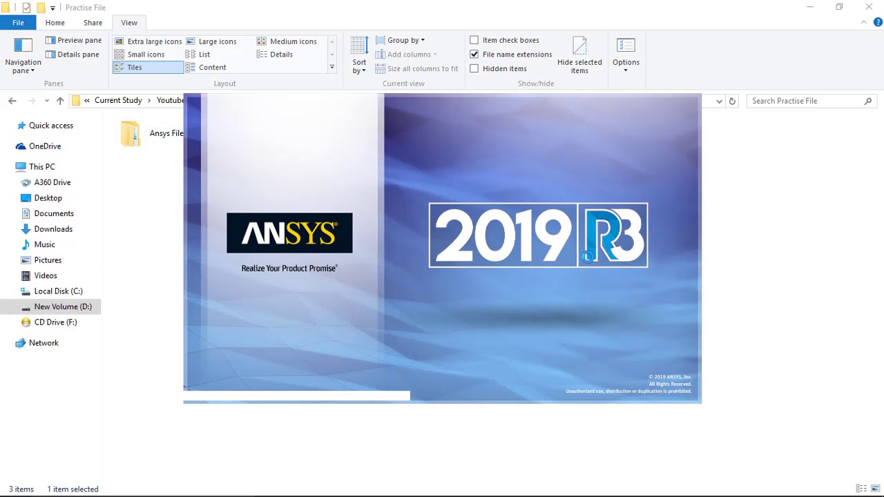 Ansys Tutorial - How to Import & Do 3D Solid model analysis using Ansys ...