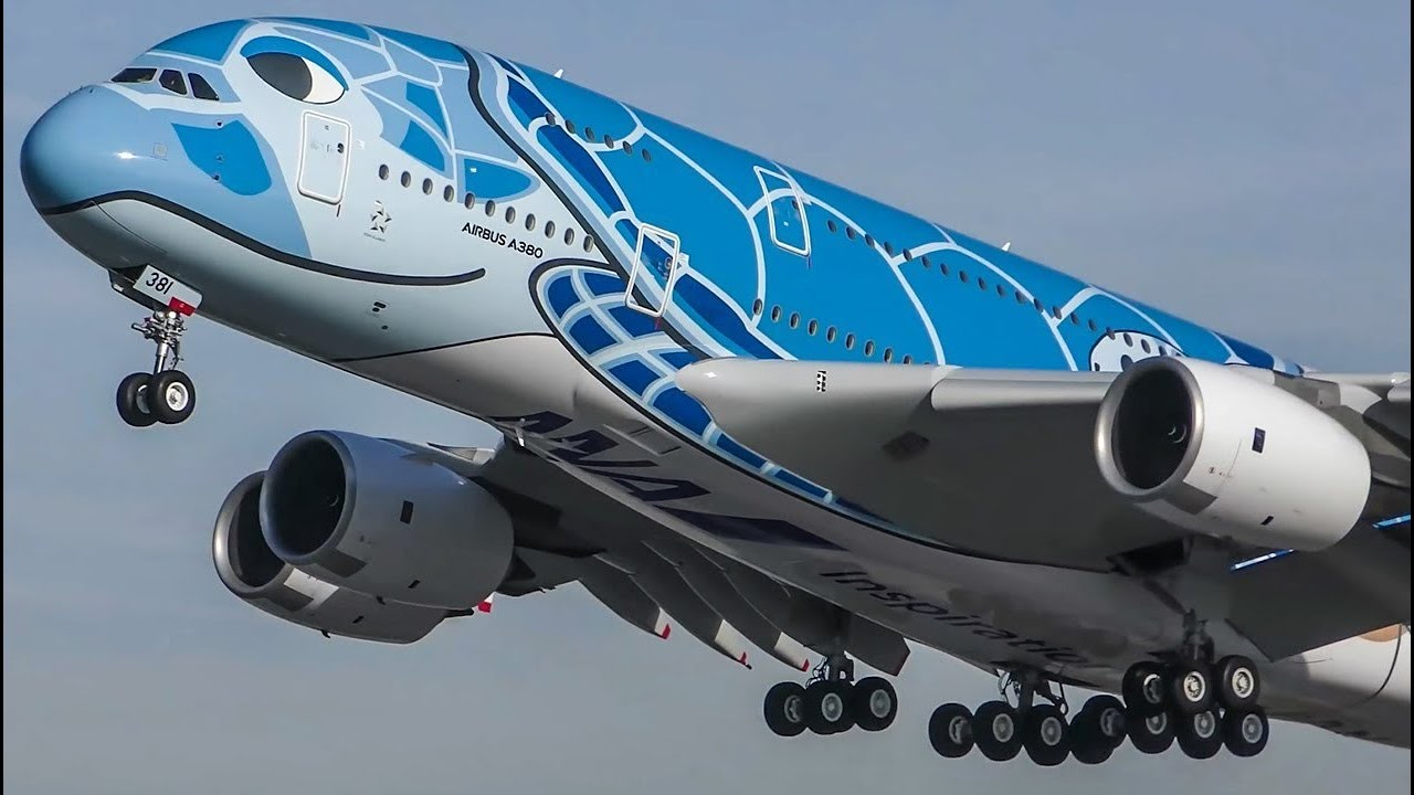 AIRBUS A380 - BEAUTIFUL LANDING at London Airport | MFS 2020 - YouTube