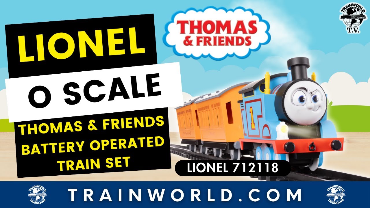 Lionel O Gauge Thomas & Friends Battery Operated Train Set - YouTube