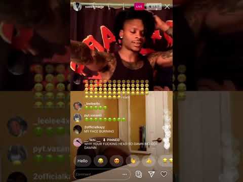 LOVELY PEACHES Twerking for Saedemario  on live instagram.....