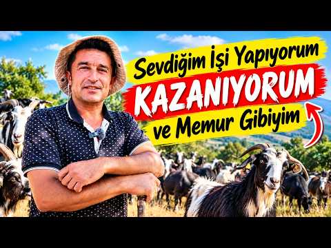 İki oğlak satıyor, maaşını çıkarıyor