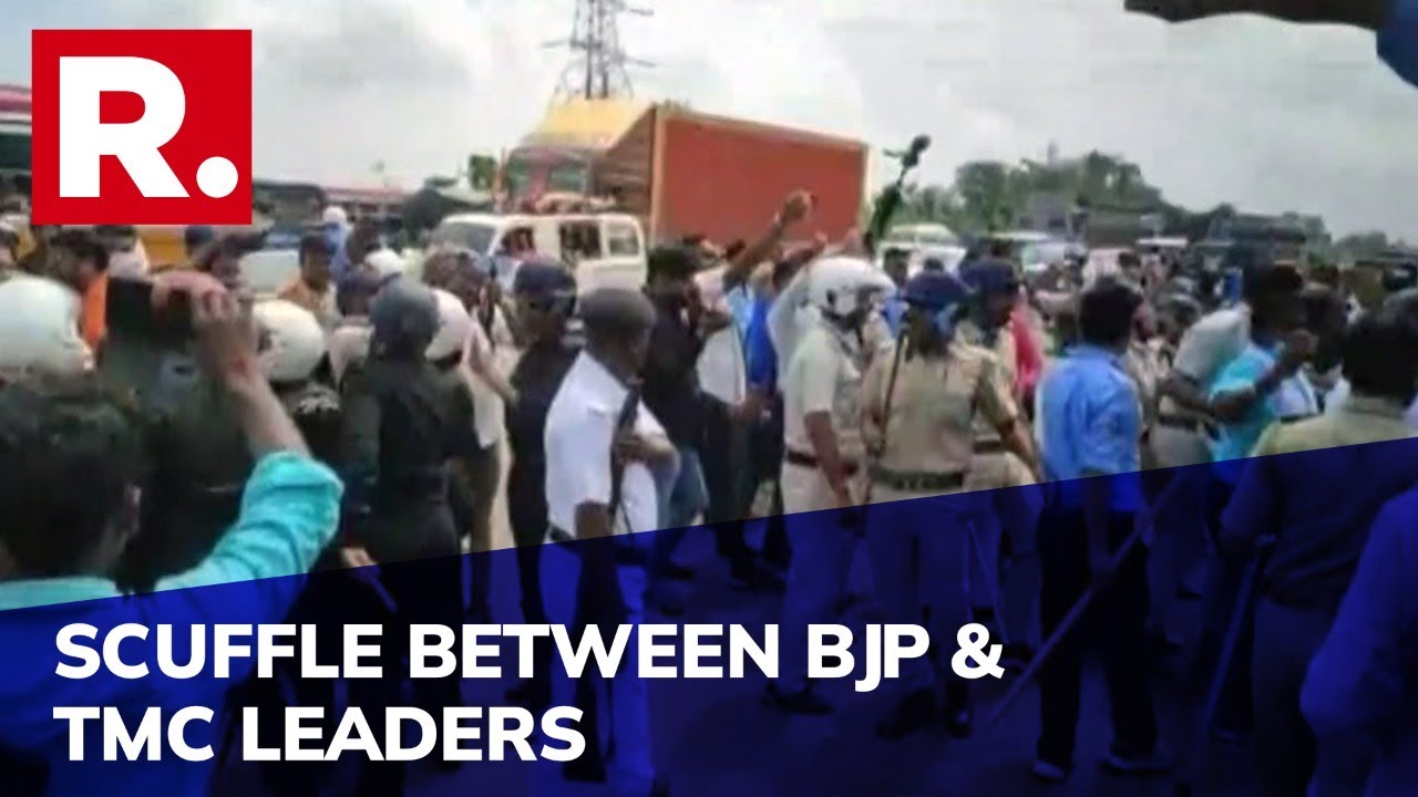 West Bengal: Scuffle Between BJP & TMC Workers During By-polls; BJP MLA ...