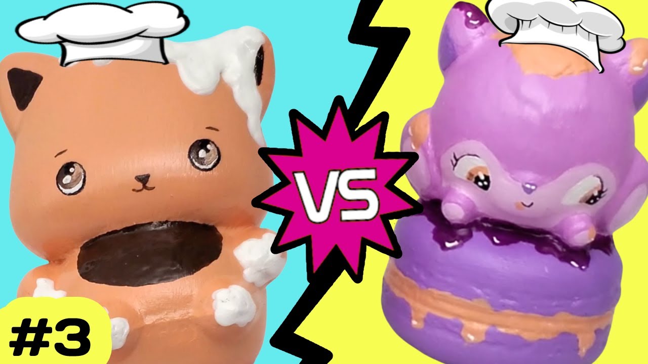Squishy Makeovers: Fixing Squishies | Squishy TOP CHEF Makeover #3 - YouTube
