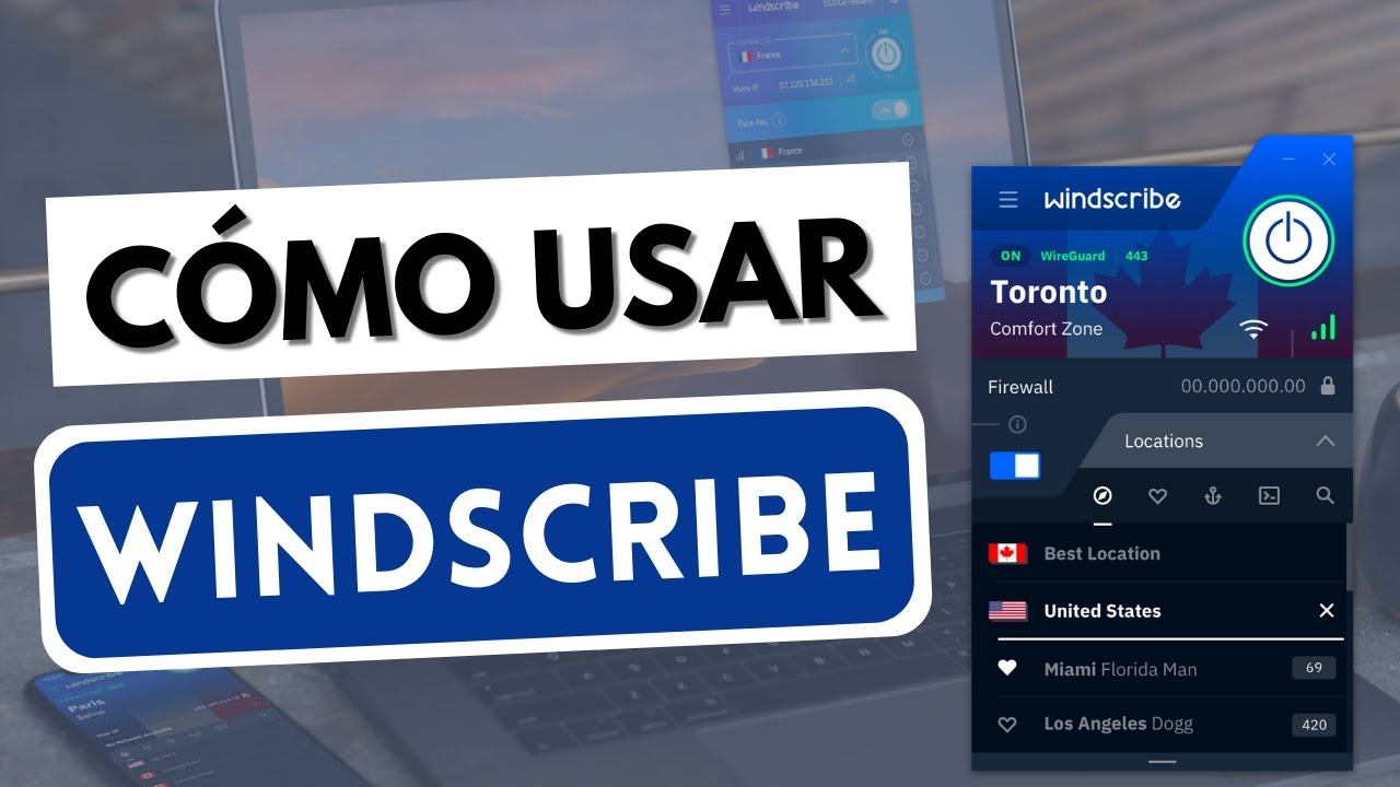 CÓMO USAR WINDSCRIBE VPN 🔥 Aprende a utilizar Windscribe en cualquier dispositivo [Tutorial ...