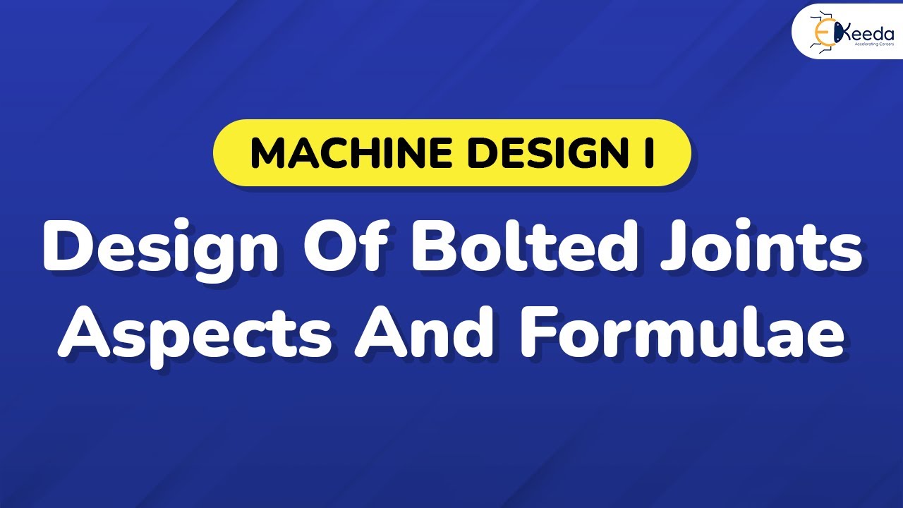 Design Of Bolted Joints Aspects And Formula - Design Against Static ...