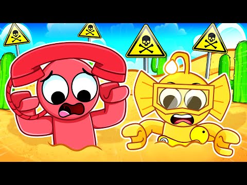 Can TELE & BAILEY SPRUNKI ESCAPE ALL QUICKSAND TRAPS In Roblox? (Incredibox)