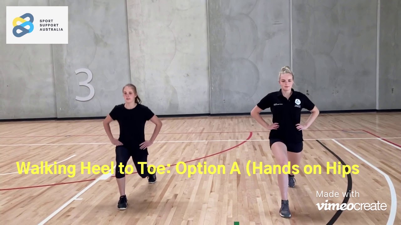 Warm-Up Activities: Dynamic Movement (Walking Heel to Toe) - YouTube