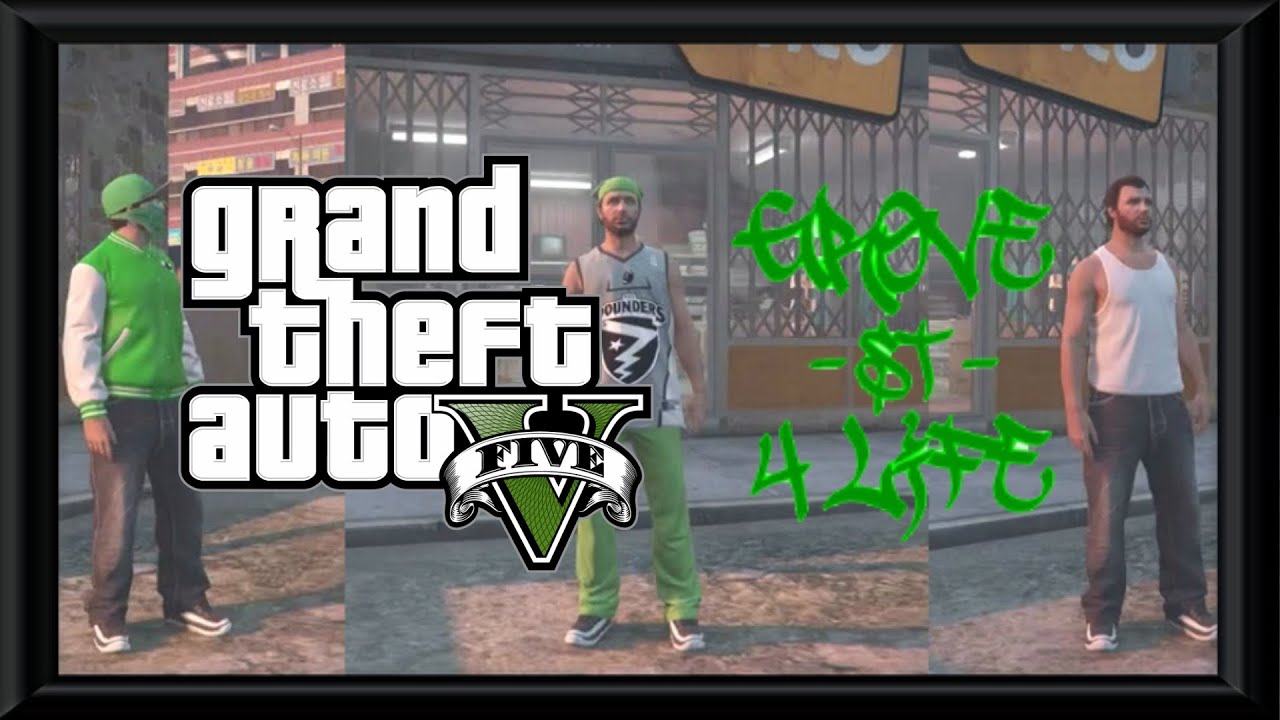GTA 5 | 3 Grove Street Outfits - YouTube