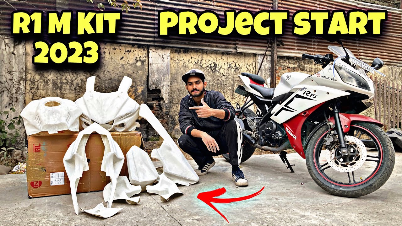 Finally R1 Kit aa hi gayi 😍😍😍 | Yamaha R15 V2 transform into *22 LAKH ...