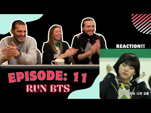 WARNING! Contains loud laughter... Run Bts Ep: 11 REACTION! (Yoongi is a female student!!)