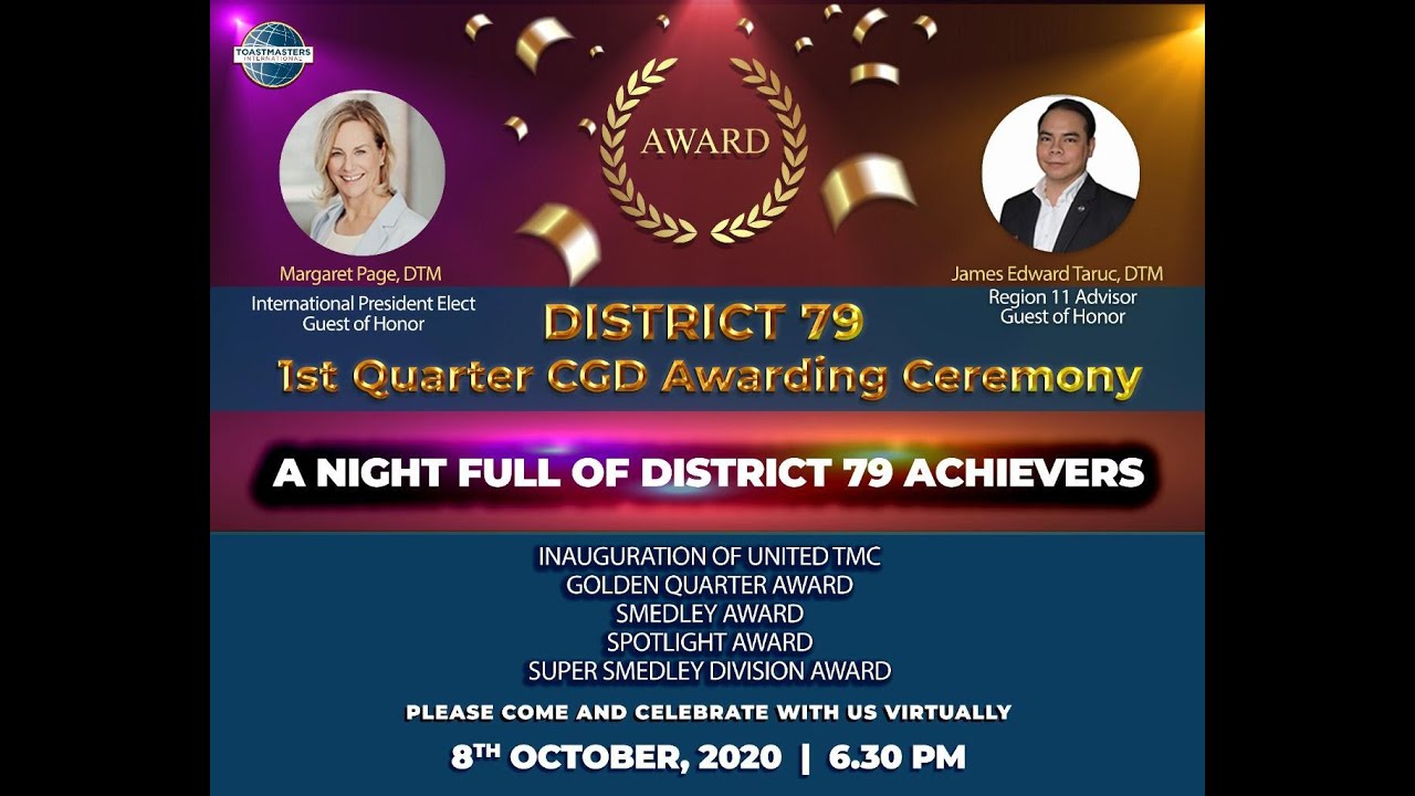District 79 CGD Q1 Awarding Ceremony - YouTube