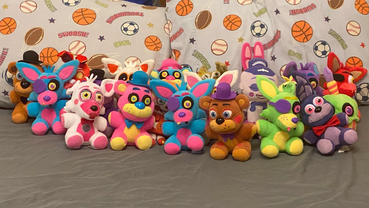 FNAF plush collection showcase - YouTube