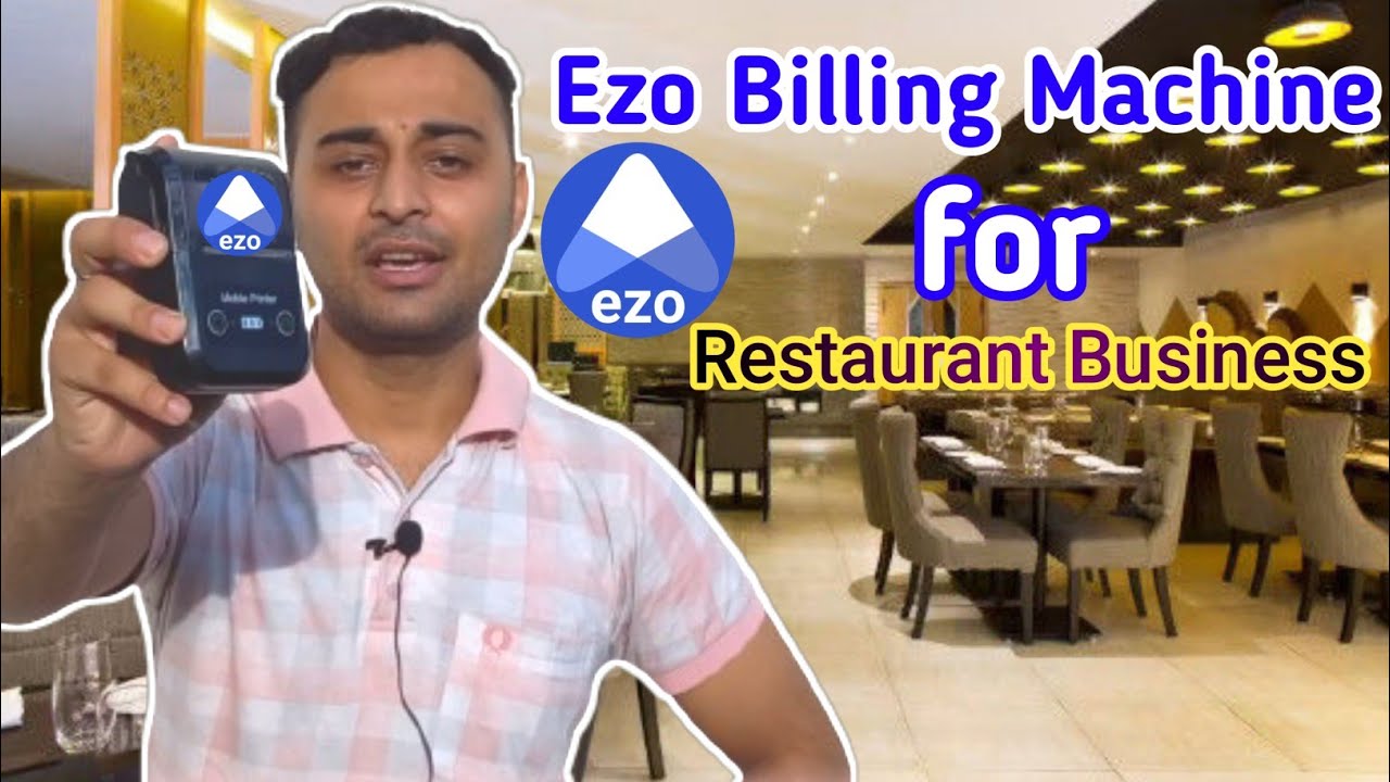Ezo Billing Machine for Restaurant Business || Best billing Machine for ...