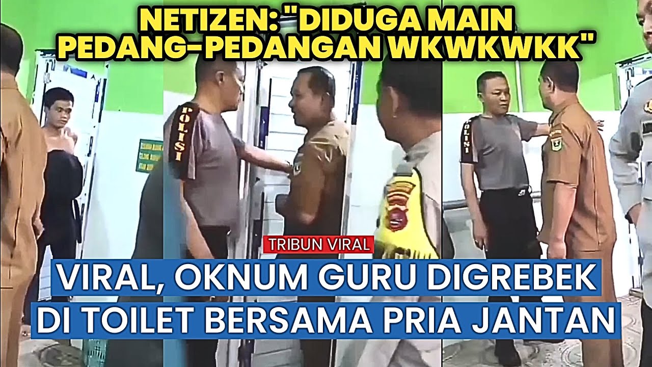 Polisi dan Warga Grebek Oknum Guru Berduaan dengan Pemuda Dalam Toilet ...