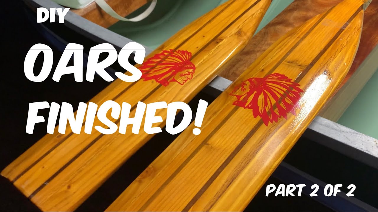 Homemade oars finished | Secret boat motor! - YouTube