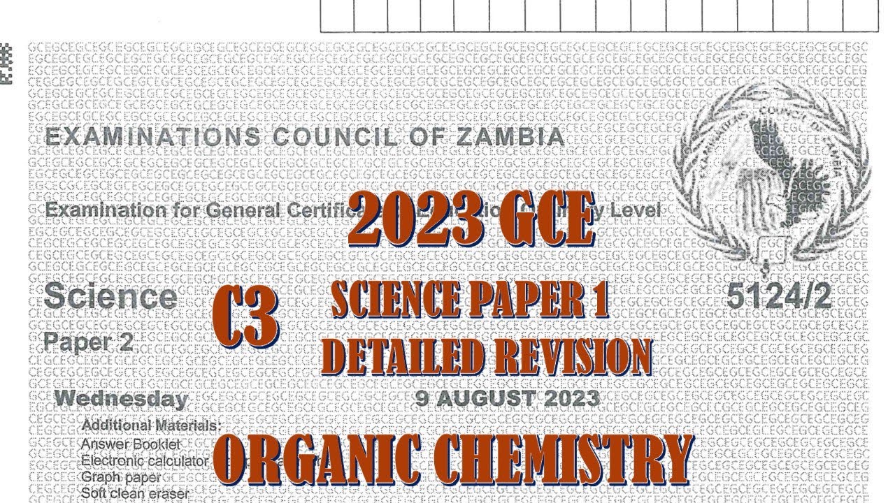 2023 GCE SCIENCE PAPER 2 QUESTION C3 DETAILED SOLUTIONS - YouTube