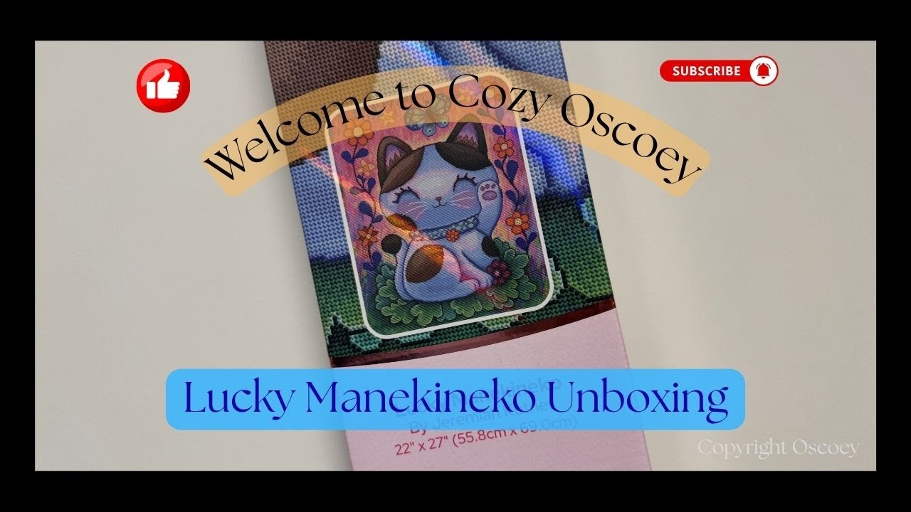 Lucky Manekineko Unboxing Diamond Art