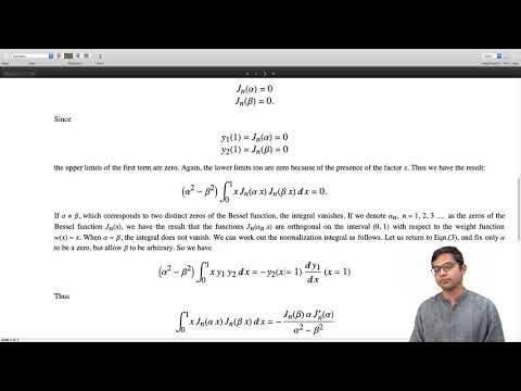 mod06lec60 - Bessel function: orthogonality - YouTube
