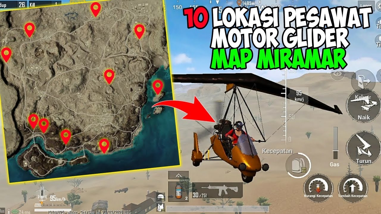 LOKASI PESAWAT MOTOR GLIDER DI MAP MIRAMAR WAJIB KAMU KETAHUI & CARA ...