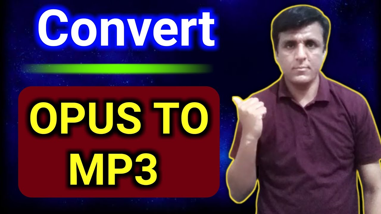 Opus To Mp3 | Convert WhatsApp Voice Message To Mp3 | Opus To Mp3 ...