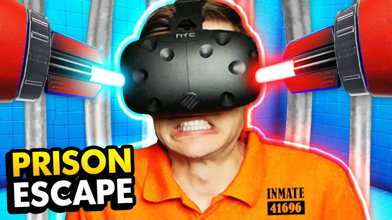 ESCAPING Dangerous FUTURE PRISON In Virtual Reality (Prison Boss VR ...