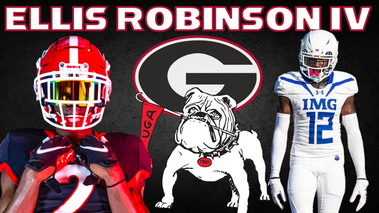 5 Star CB Ellis Robinson Commits To Georgia | Georgia Football ...