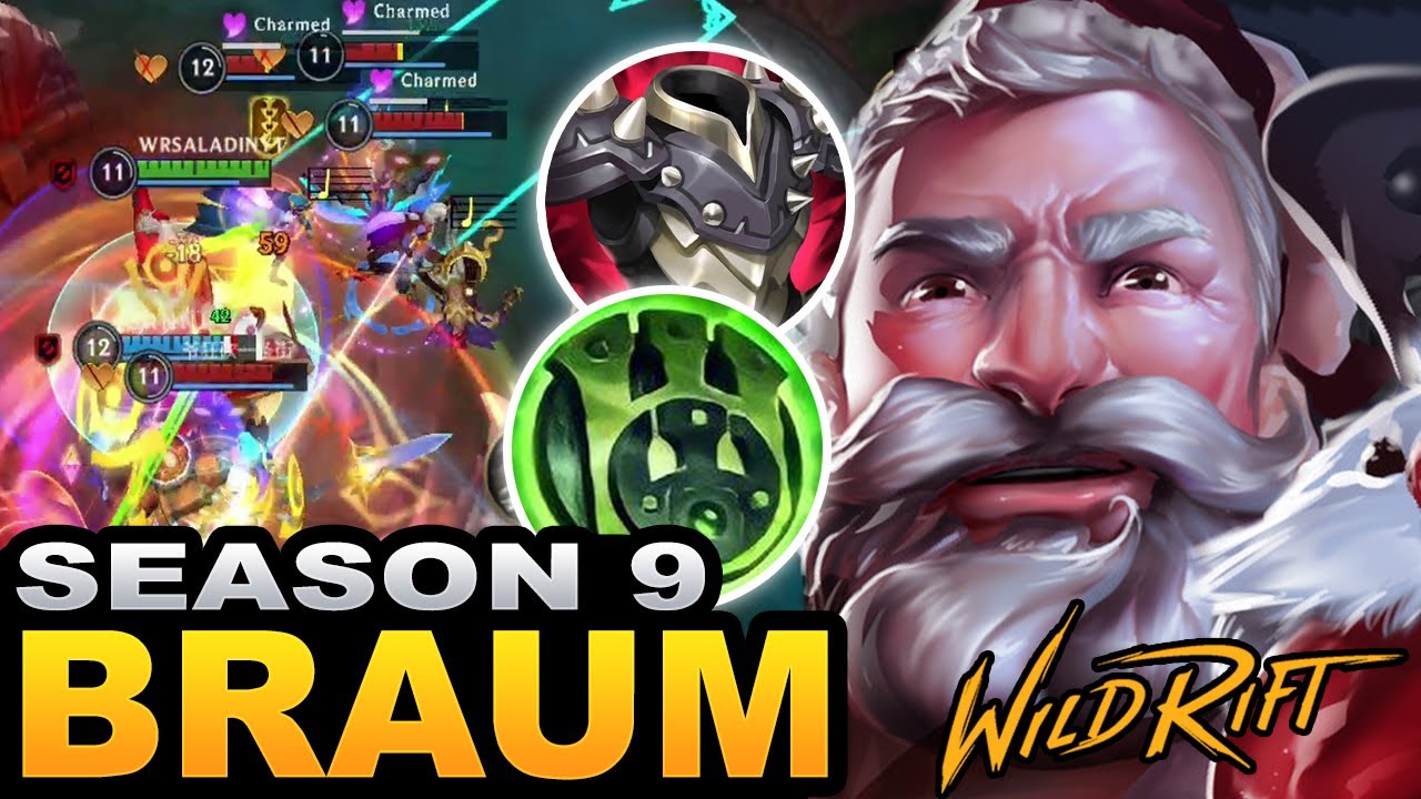 WILD RIFT BRAUM GAMEPLAY SEASON 9 - YouTube