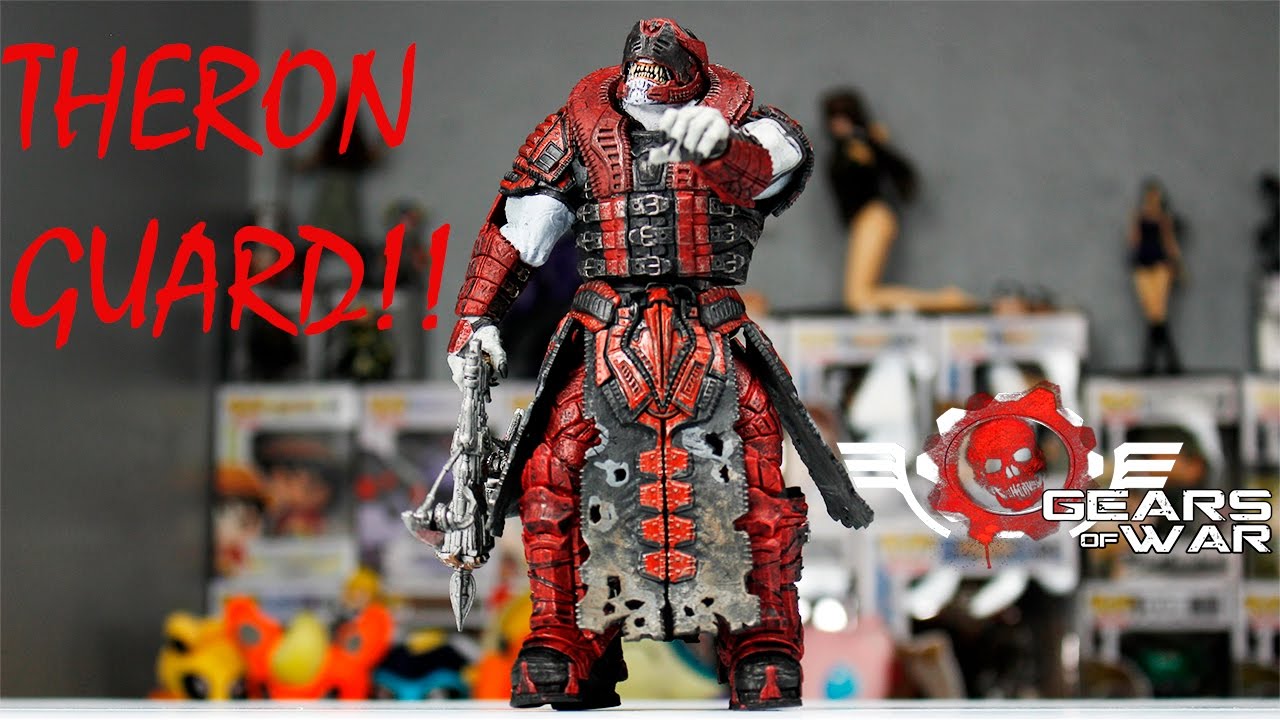 Theron Sentinel Gears of War NECA Figure Unboxing - YouTube