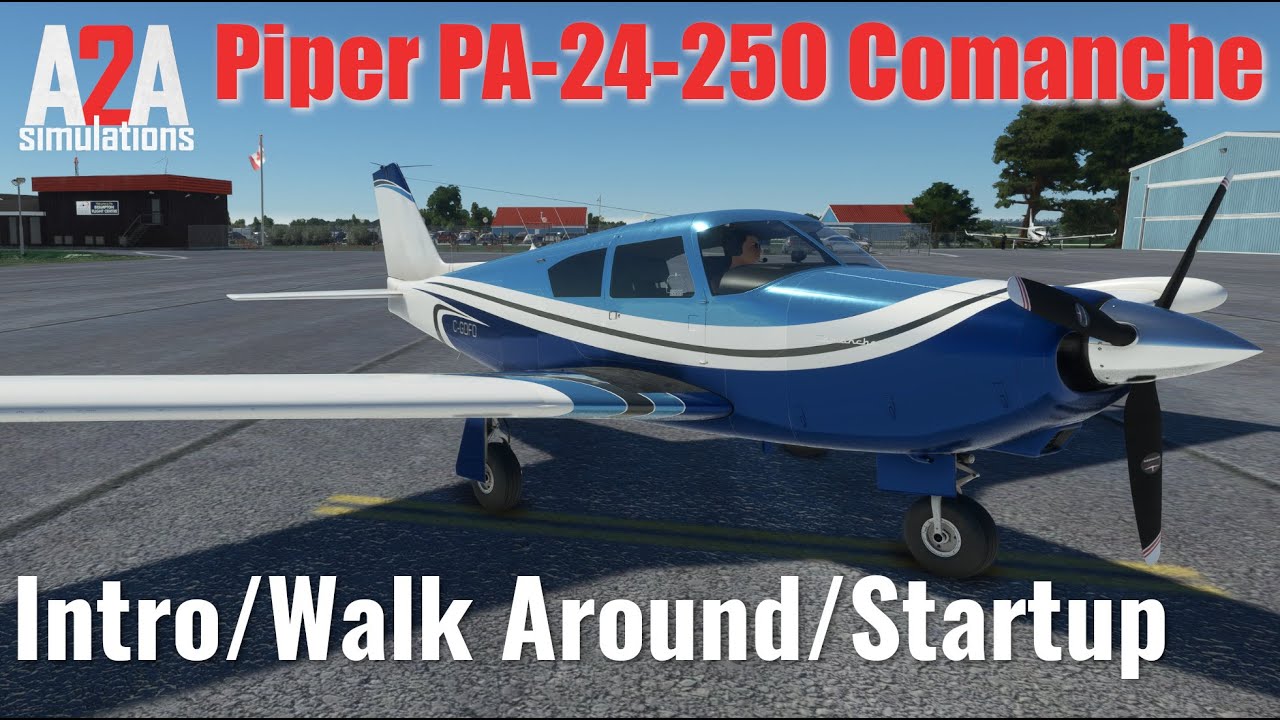 Piper PA-24-250 | Intro, Walk Around and Startup - YouTube