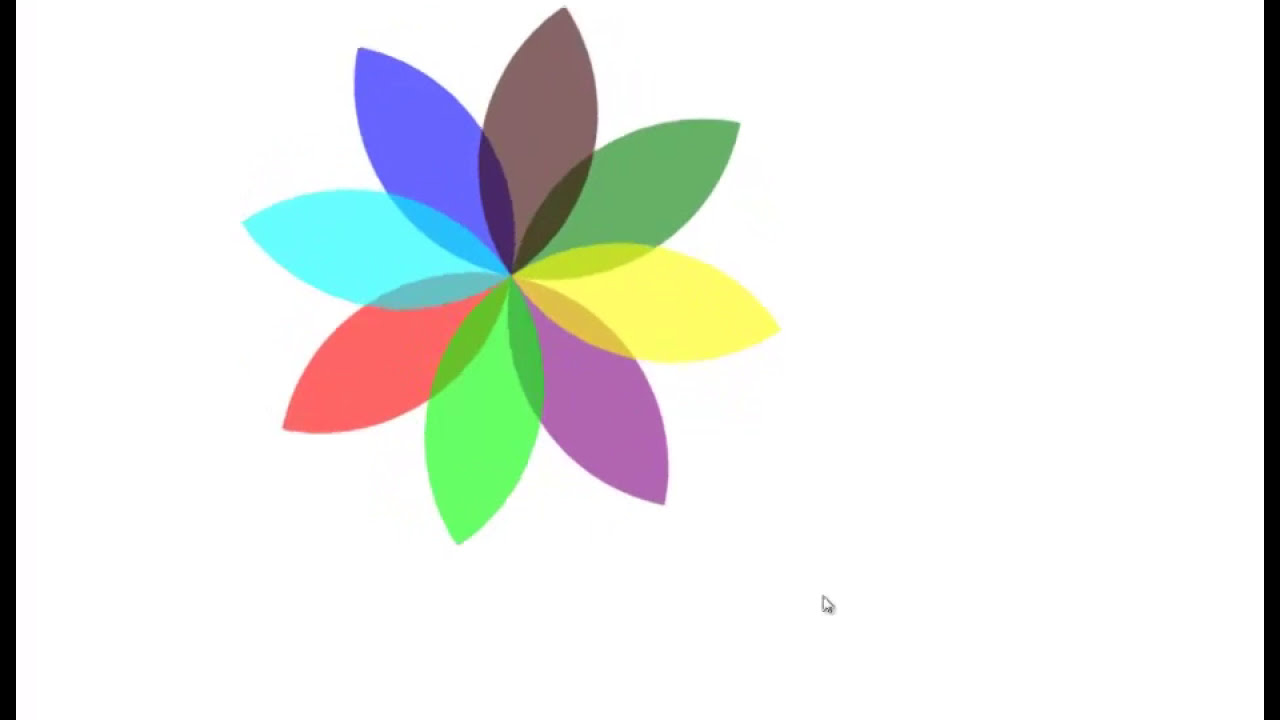How To Create Animated Flower With Html And Css Youtube