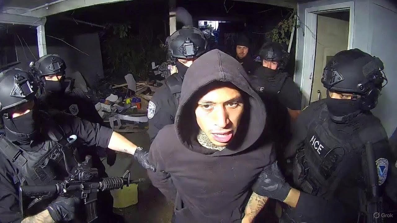 MS 13 Gang Member CAPTURED in Dramatic ICE Raid – Full Charges Exposed ...