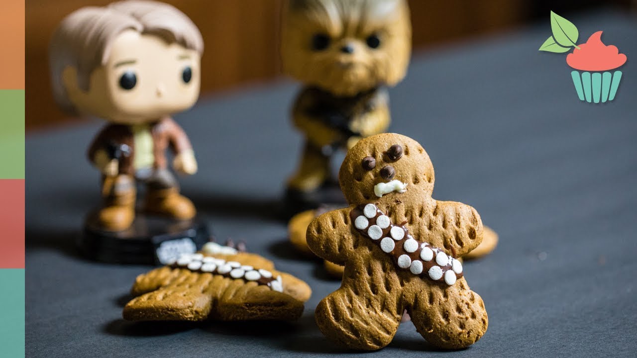 Gingerbread Chewbacca Cookies | Baketember Holiday Baking Series! - YouTube