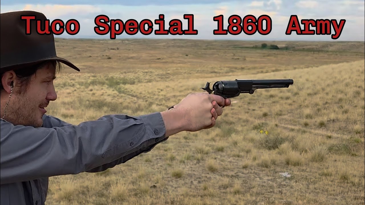 Cimarron Tuco Special 1860 Conversion 45 Colt - YouTube