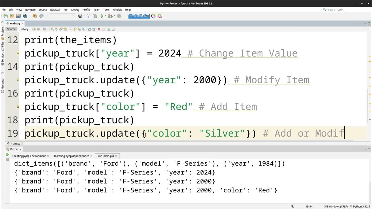 Python Array Dictionary - YouTube