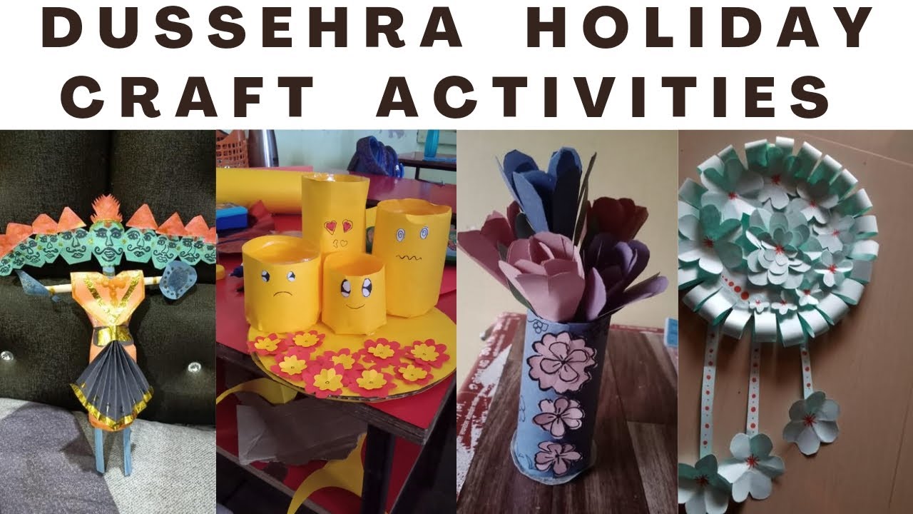 DUSSEHRA HOLIDAY CRAFT ACTIVITIES SAGES PP BAKSHI RJN YouTube dussehra-holiday-craft-activities-sages-pp-bakshi-rjn-youtube