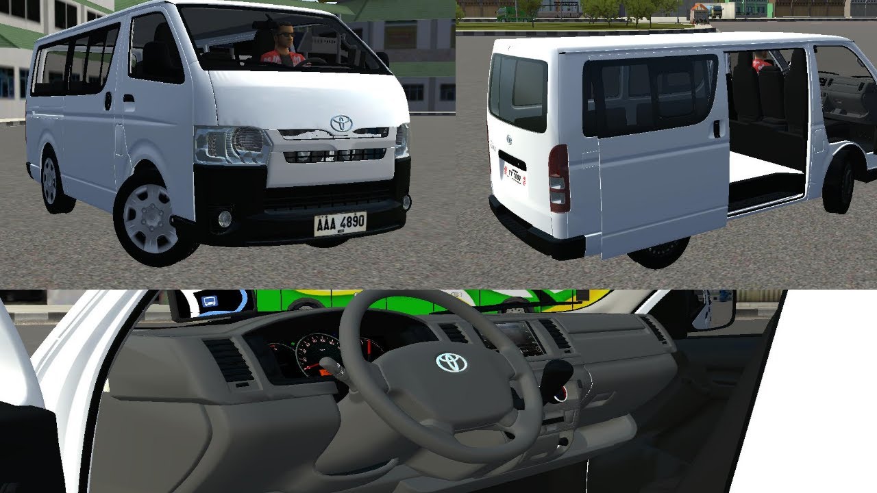 (V1.0) Toyota Hiace Commuter BUSSID MOD - YouTube