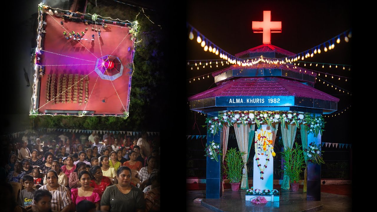Feast of 'ALMA KHURIS' The Famous Holy Miraculous Cross in Chandor Goa ...