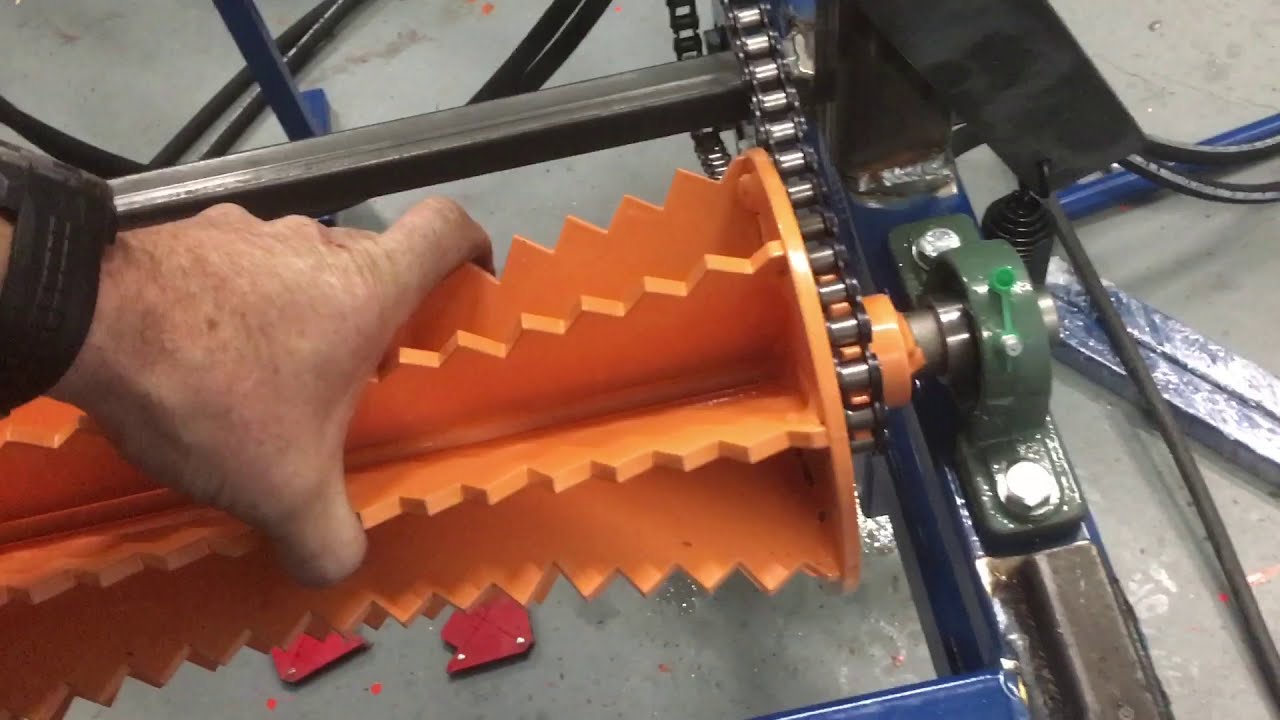 Homemade firewood processor, more of a system really. - YouTube