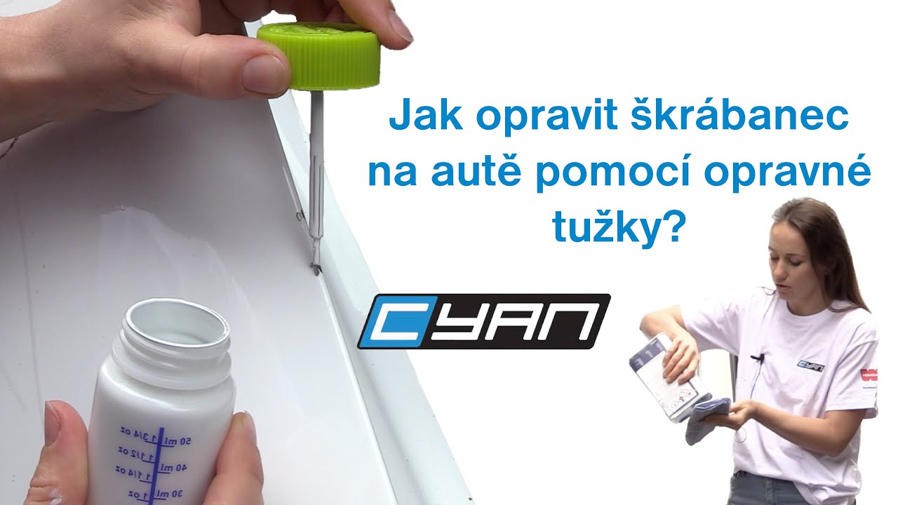 Jak opravit škrábanec na autě pomocí opravné tužky - YouTube