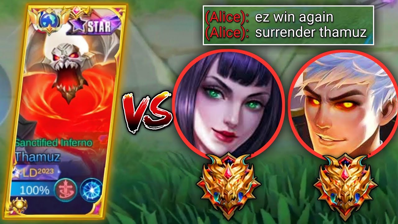 THAMUZ VS LIFESTEAL GODS ALICE AND ALUCARD | THEY BOTH DESTROYED MY ...