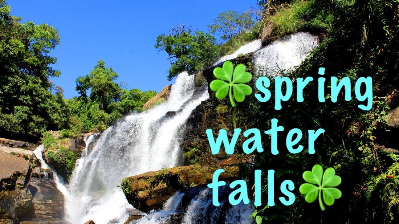 ☘️ SPRING WATER FALLS. peace helping maintain an atmosphere of focus ...