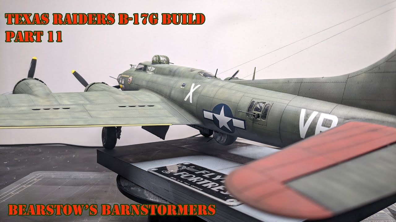 Texas Raiders HK Models B-17G Model Build Tribute Part 11 - YouTube