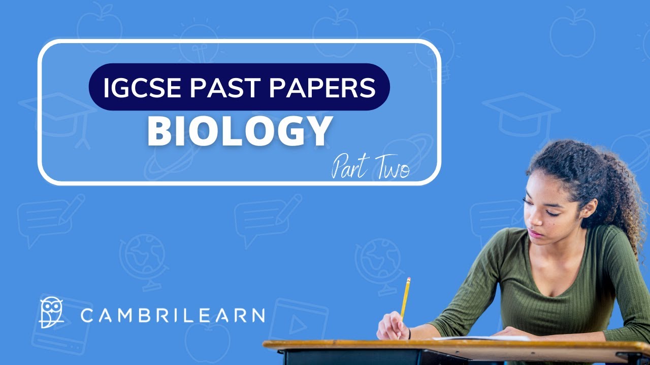 IGCSE Biology Past Paper March April 2018 extended multiple choice exam ...