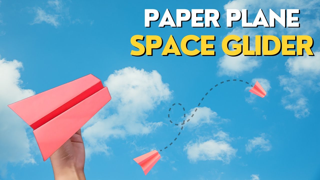 how to make paper airplane, space glider paper plane. world's best ...