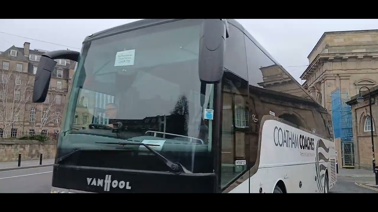 Coatham coaches departs central - YouTube